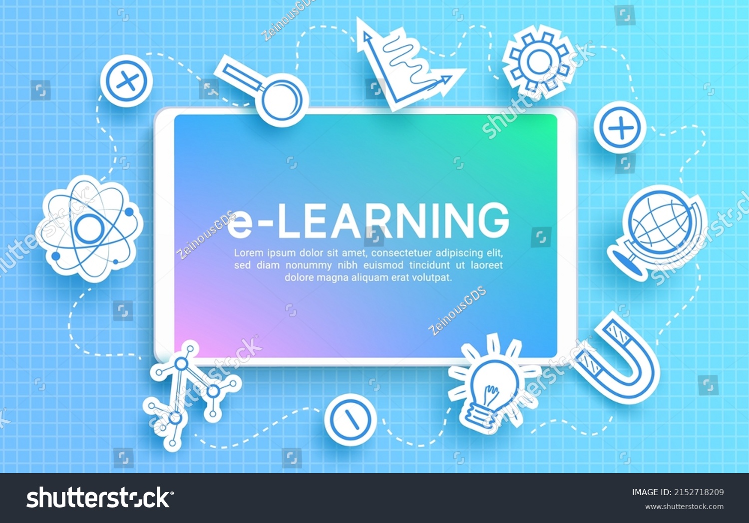1,601 E learning 3d elements Images, Stock Photos & Vectors | Shutterstock