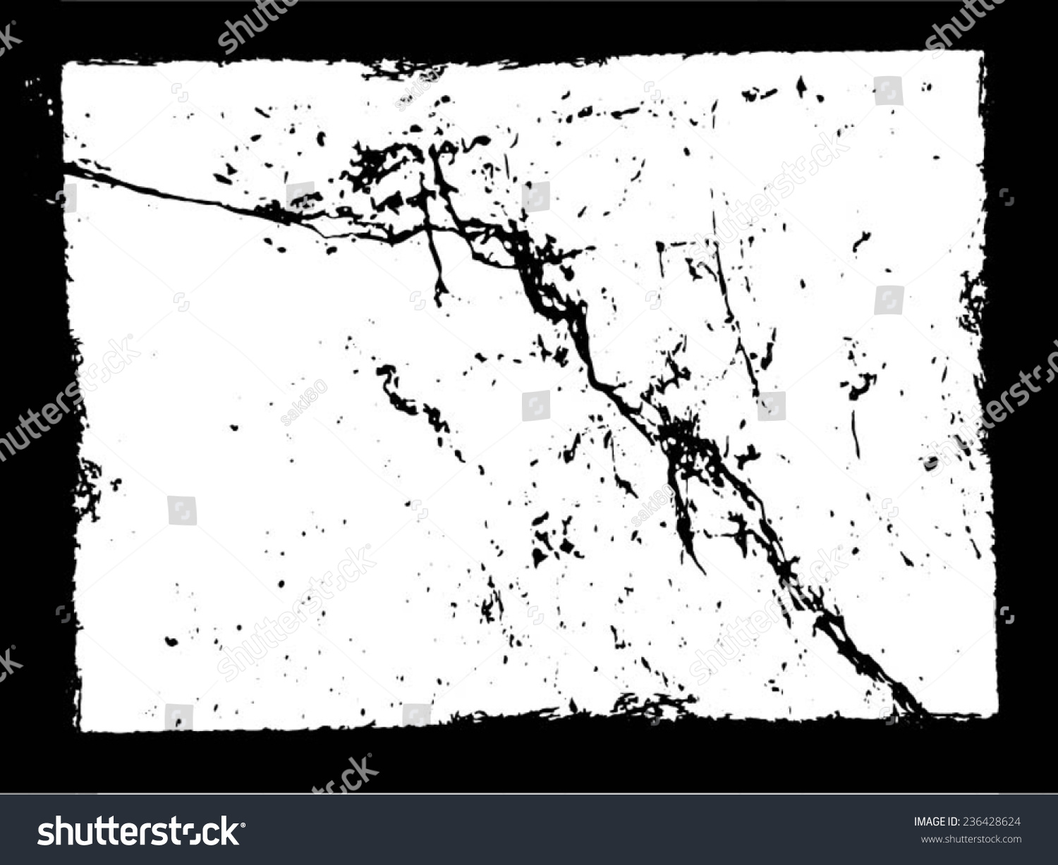 Distress Border Frame Vector Illustration Stock Vector (Royalty Free ...