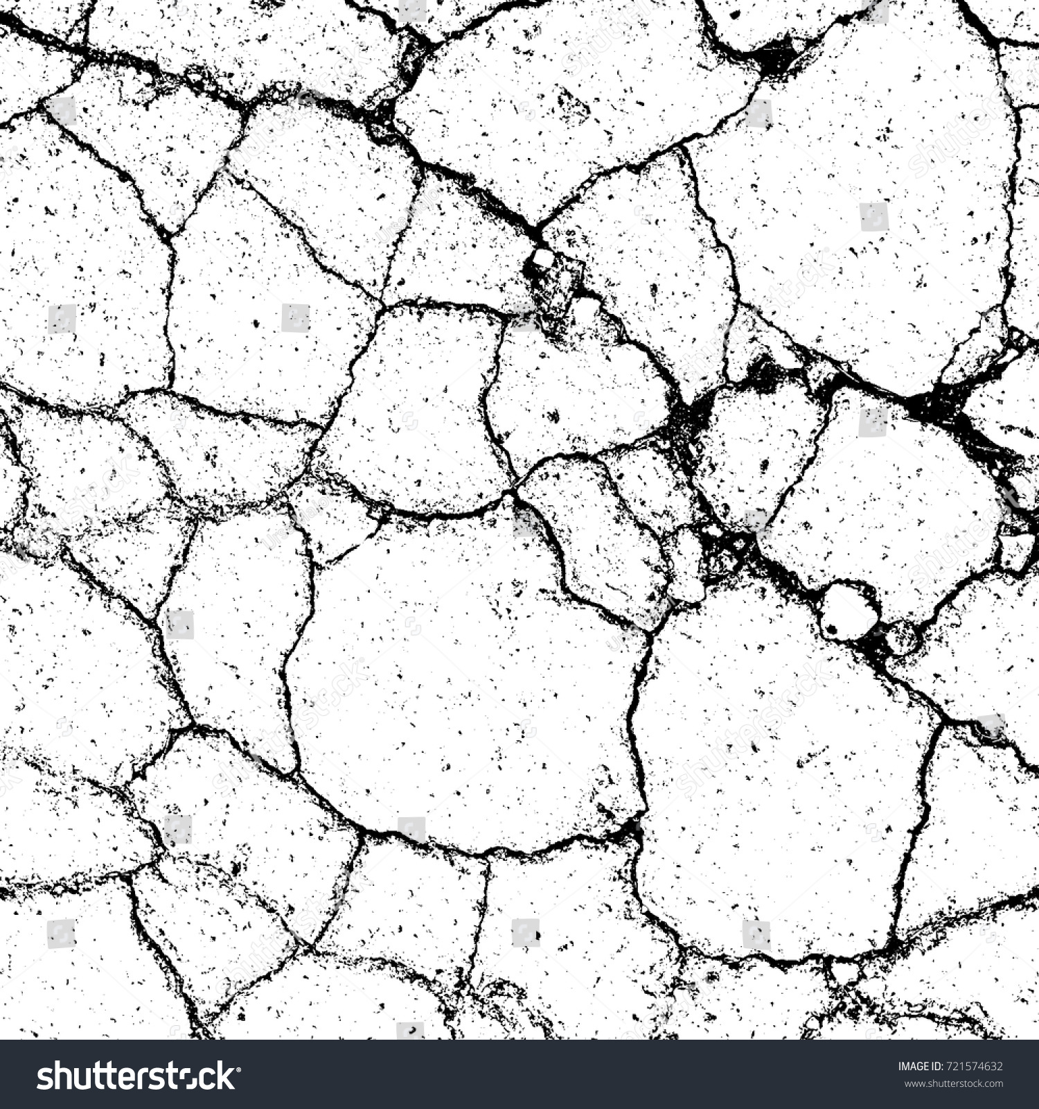 Distress Cracked Texture Crackle Background Crack Stock Vector (Royalty ...