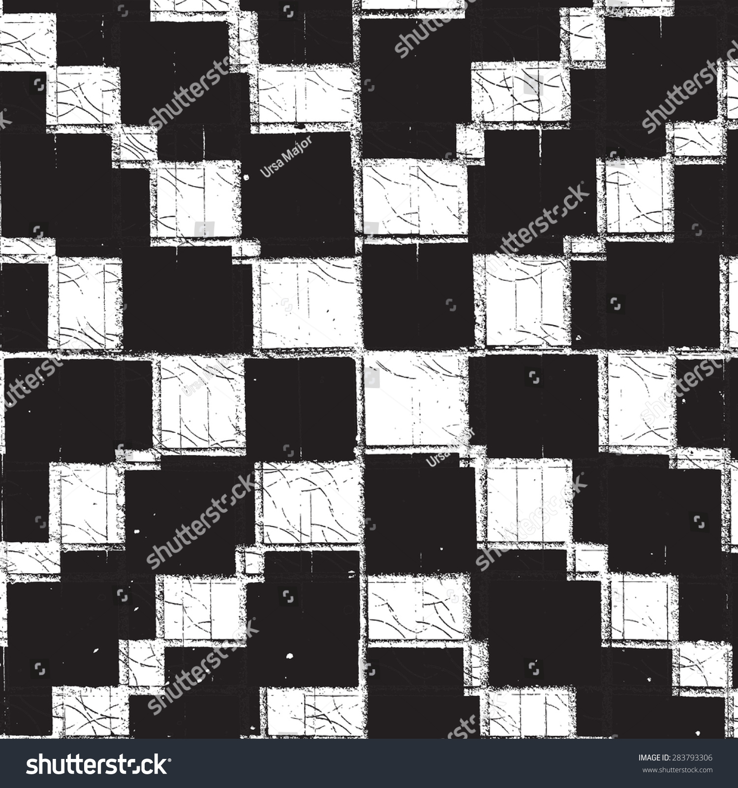 Distress Overlay Checkered Texture Your Design Stock Vector (Royalty ...