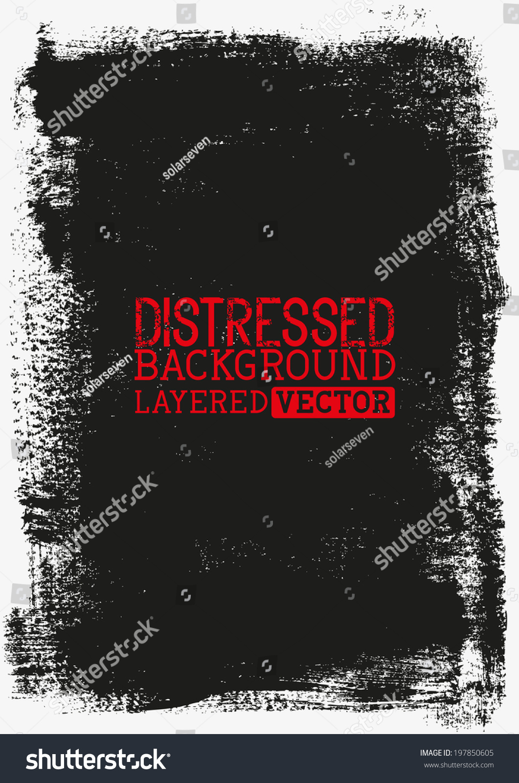 Distressed Background Texture Layered Vector Illustration Stock Vector ...