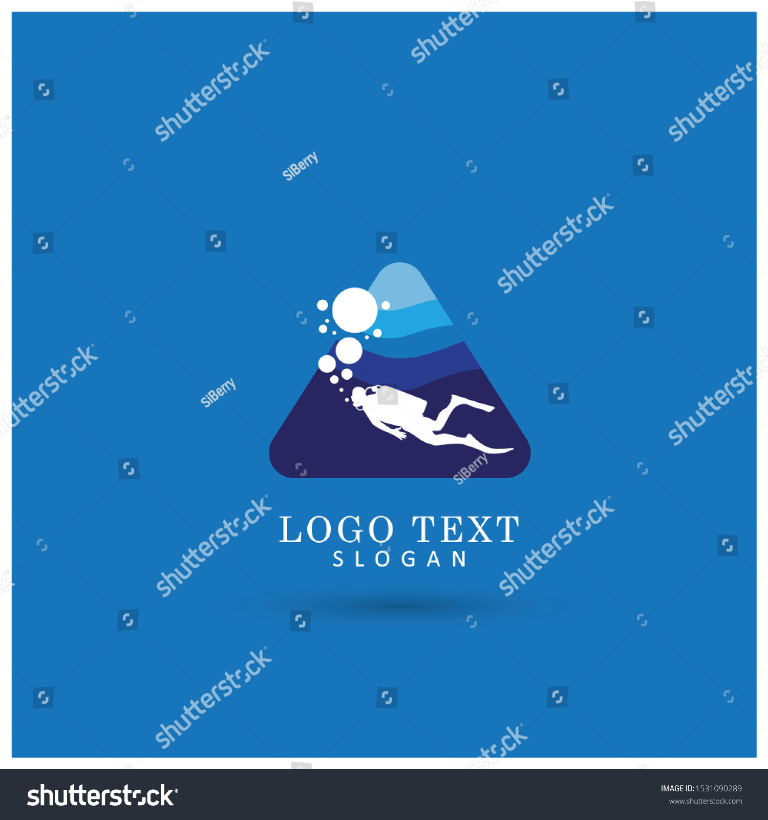 Dive Scuba Logo Symbol Icon Vector: เวกเตอร์สต็อก (ปลอดค่าลิขสิทธิ์ ...