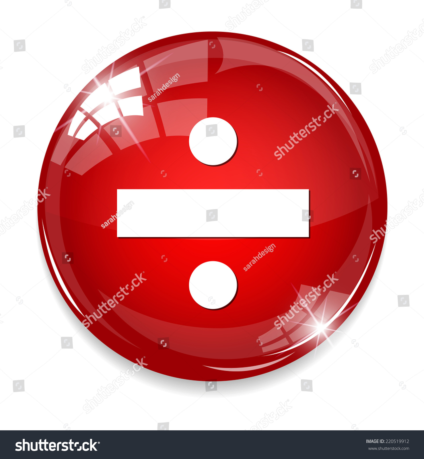 Dividing Icon Stock Vector (Royalty Free) 220519912 | Shutterstock