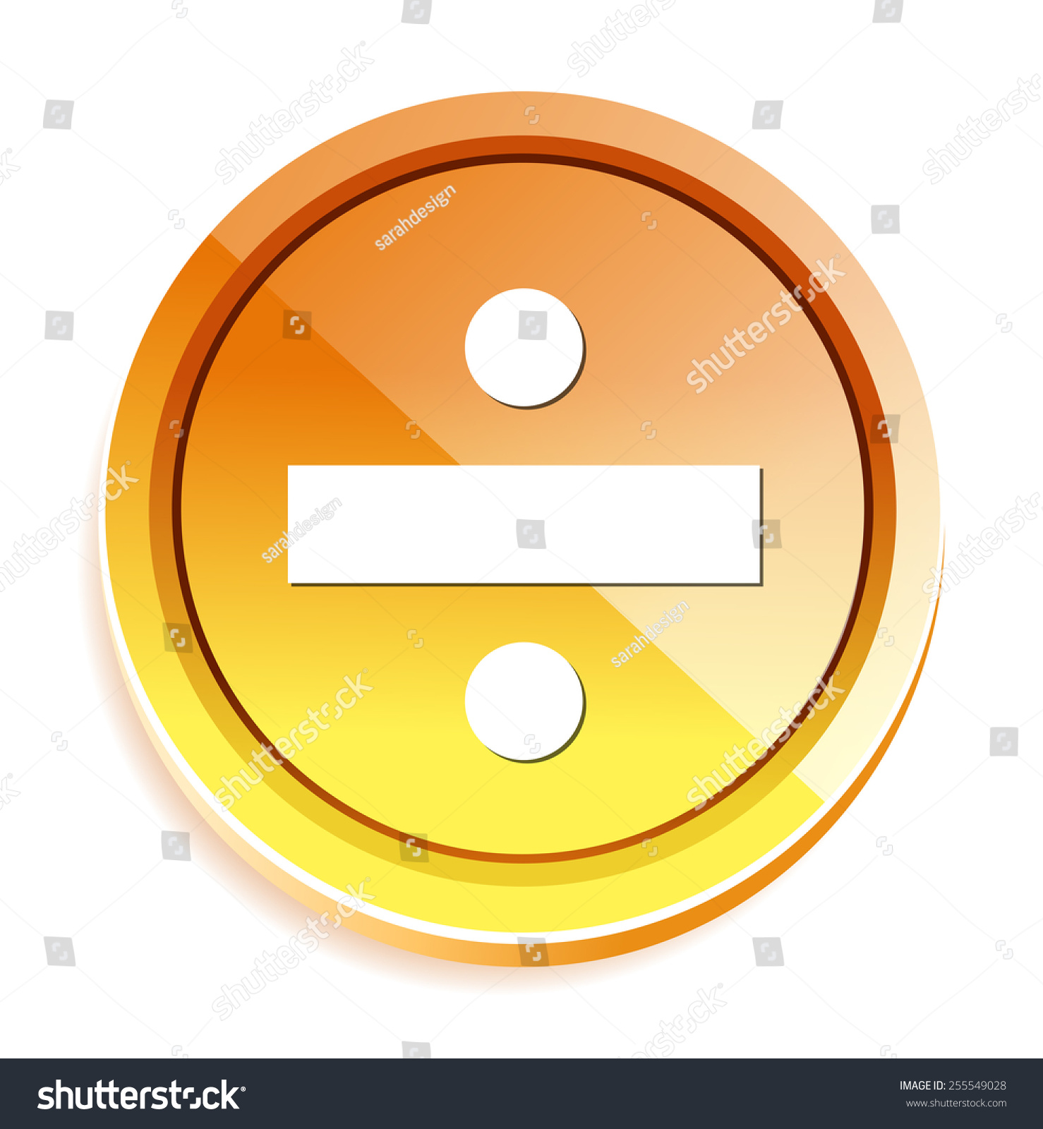 Dividing Icon Stock Vector (Royalty Free) 255549028 | Shutterstock