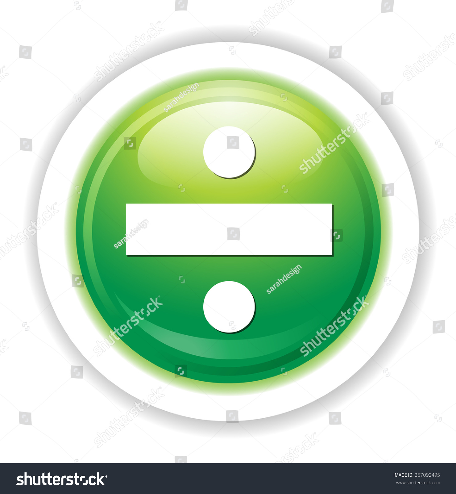 Dividing Icon Stock Vector (Royalty Free) 257092495 | Shutterstock