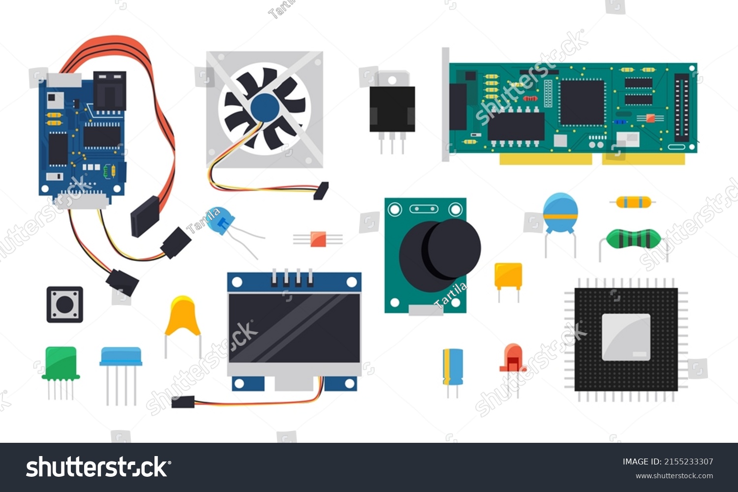 Diy Controller Electric Mechanical Components Microcontroller Stock ...