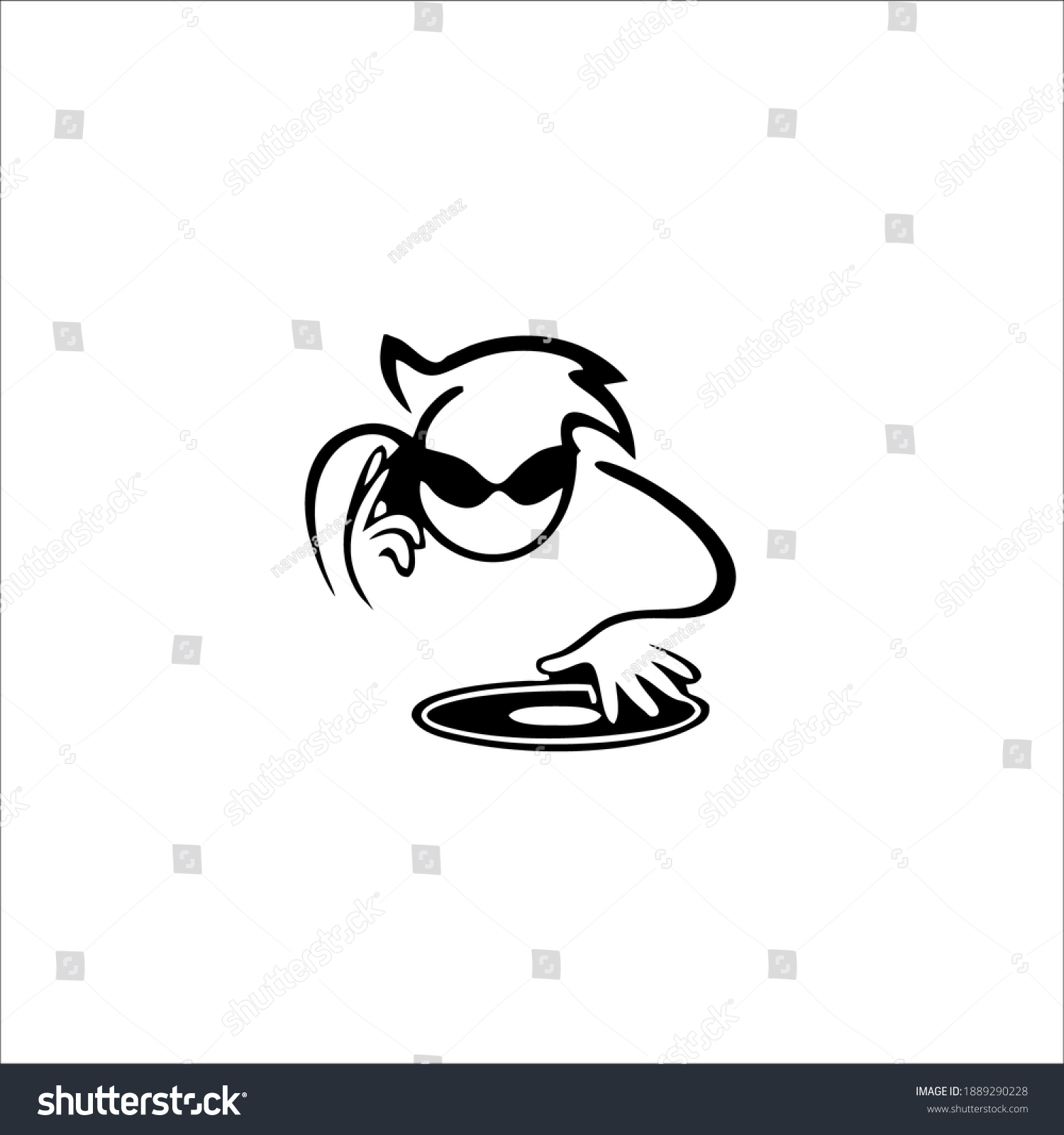 Dj Symbol Logo Vector Illustration: Vector có sẵn (miễn phí bản quyền ...