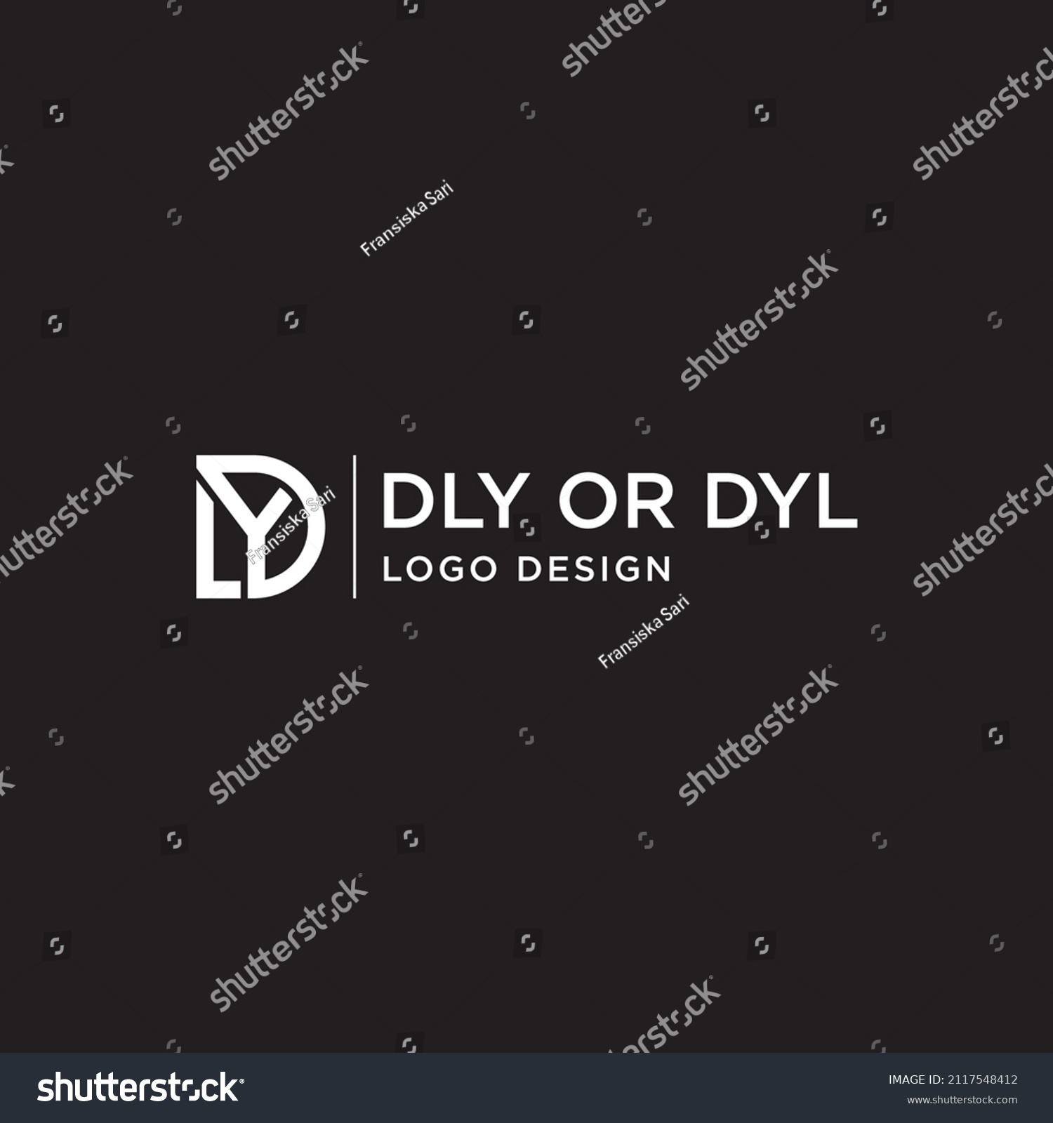 Dly Dyl Logo Design Vector Stock Vector (Royalty Free) 2117548412 ...