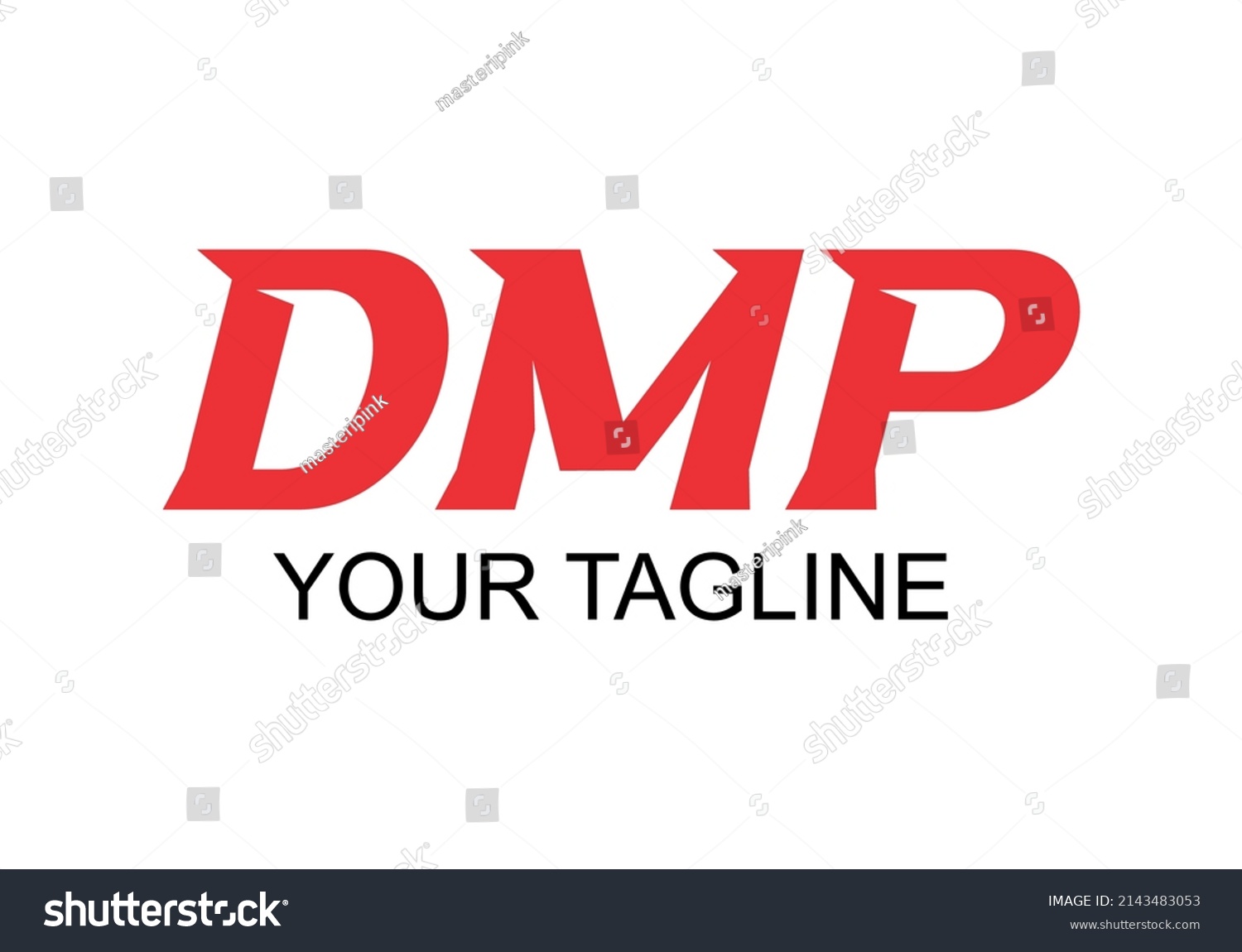 Dmp Text Vector Perfect Content Creator Stock Vector (Royalty Free ...