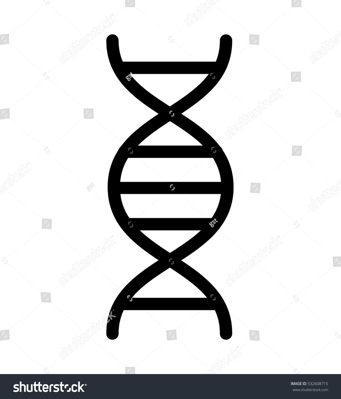 587 Double helix dna model icon Images, Stock Photos & Vectors ...