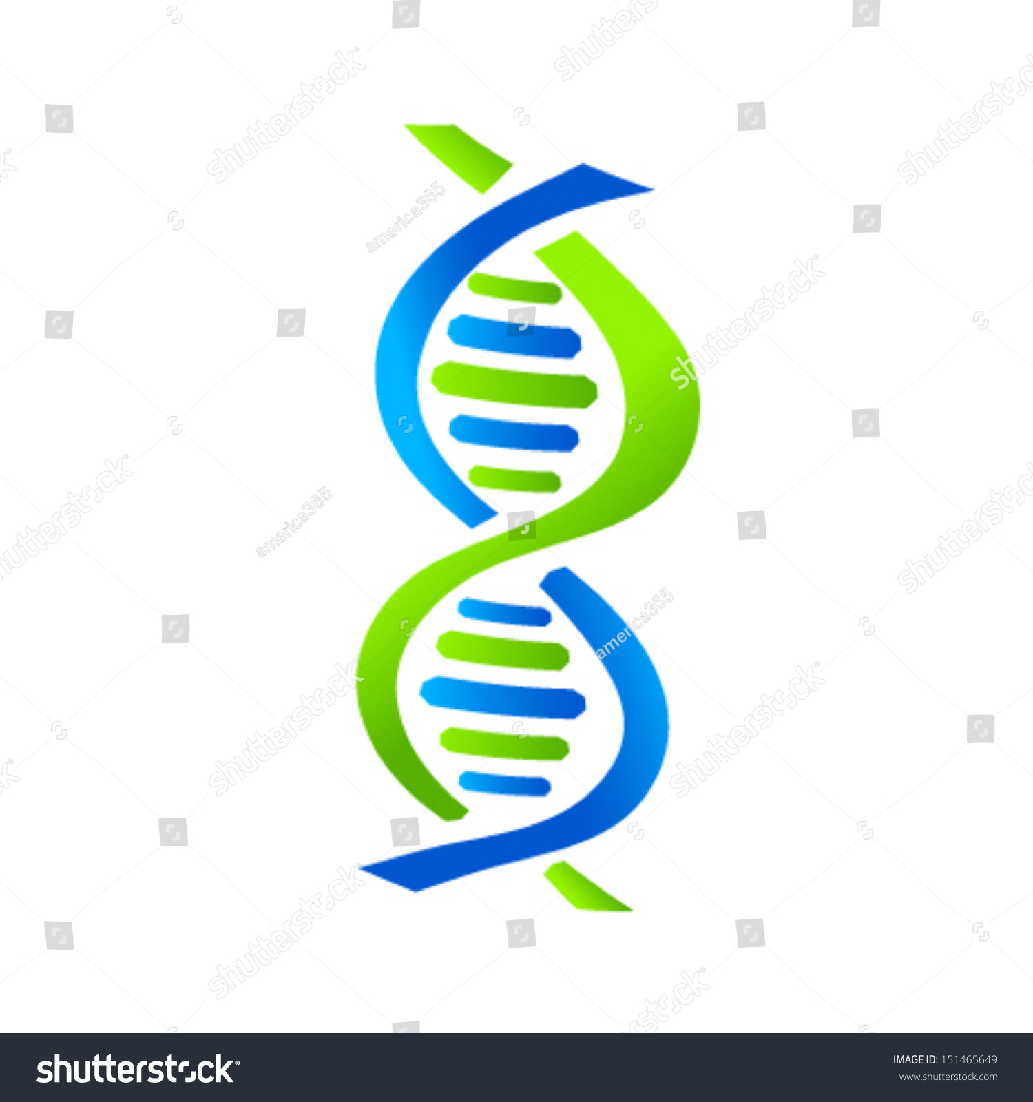 Dna Symbol Stock Vector Illustration 151465649 : Shutterstock
