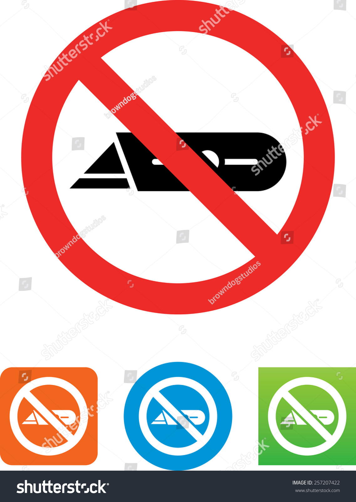 Do Not Cut Icon 库存矢量图（免版税）257207422 | Shutterstock