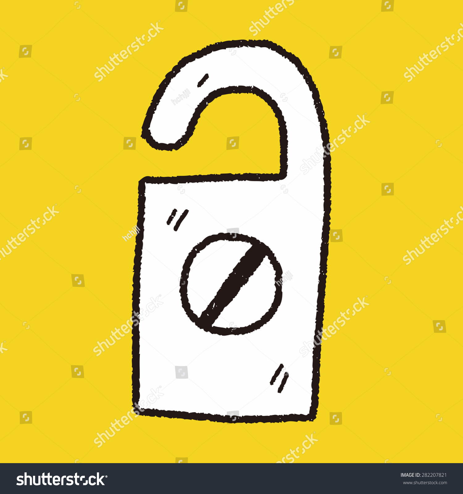 Do Not Disturb Doodle Stock Vector (Royalty Free) 282207821 | Shutterstock