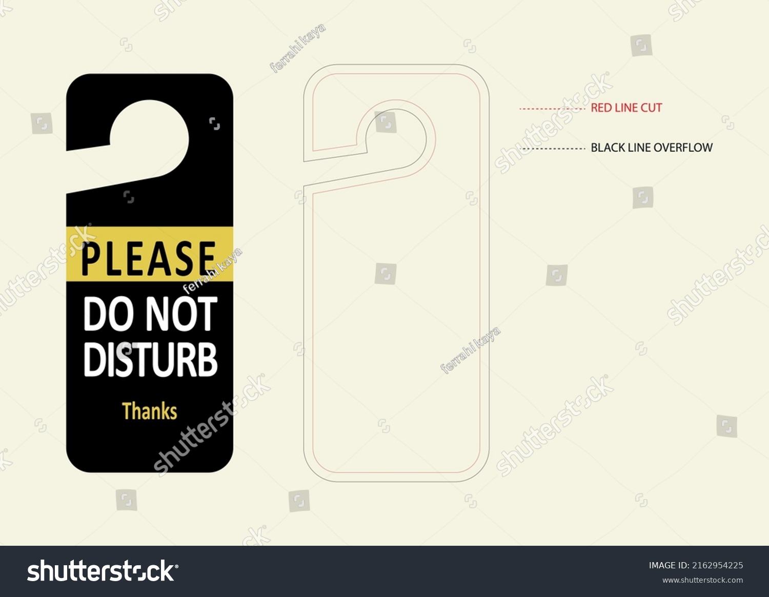 Do Not Disturb Vector Work Cut Stock Vector (Royalty Free) 2162954225 ...