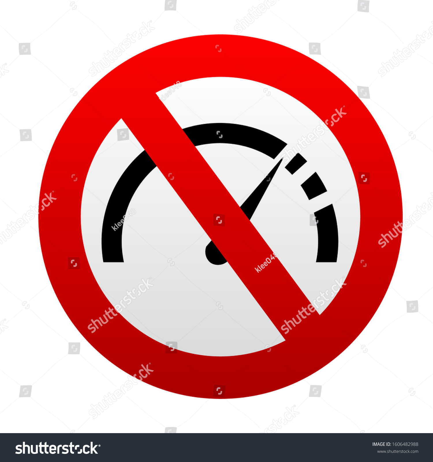 Do Not Drive Fast Sign Vector Stock Vector (Royalty Free) 1606482988