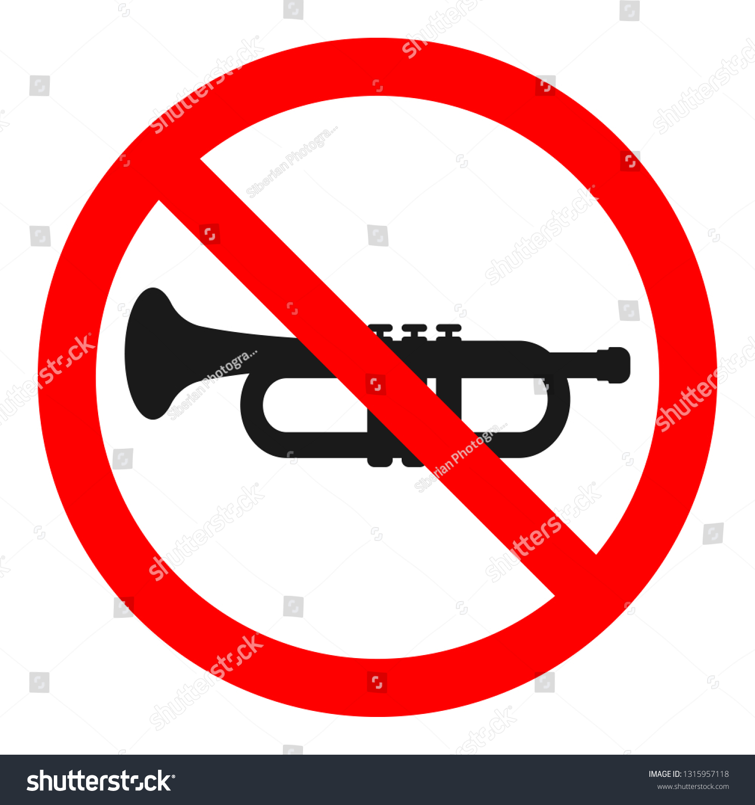 Do Not Honk Sign Vector: เวกเตอร์สต็อก (ปลอดค่าลิขสิทธิ์) 1315957118 ...