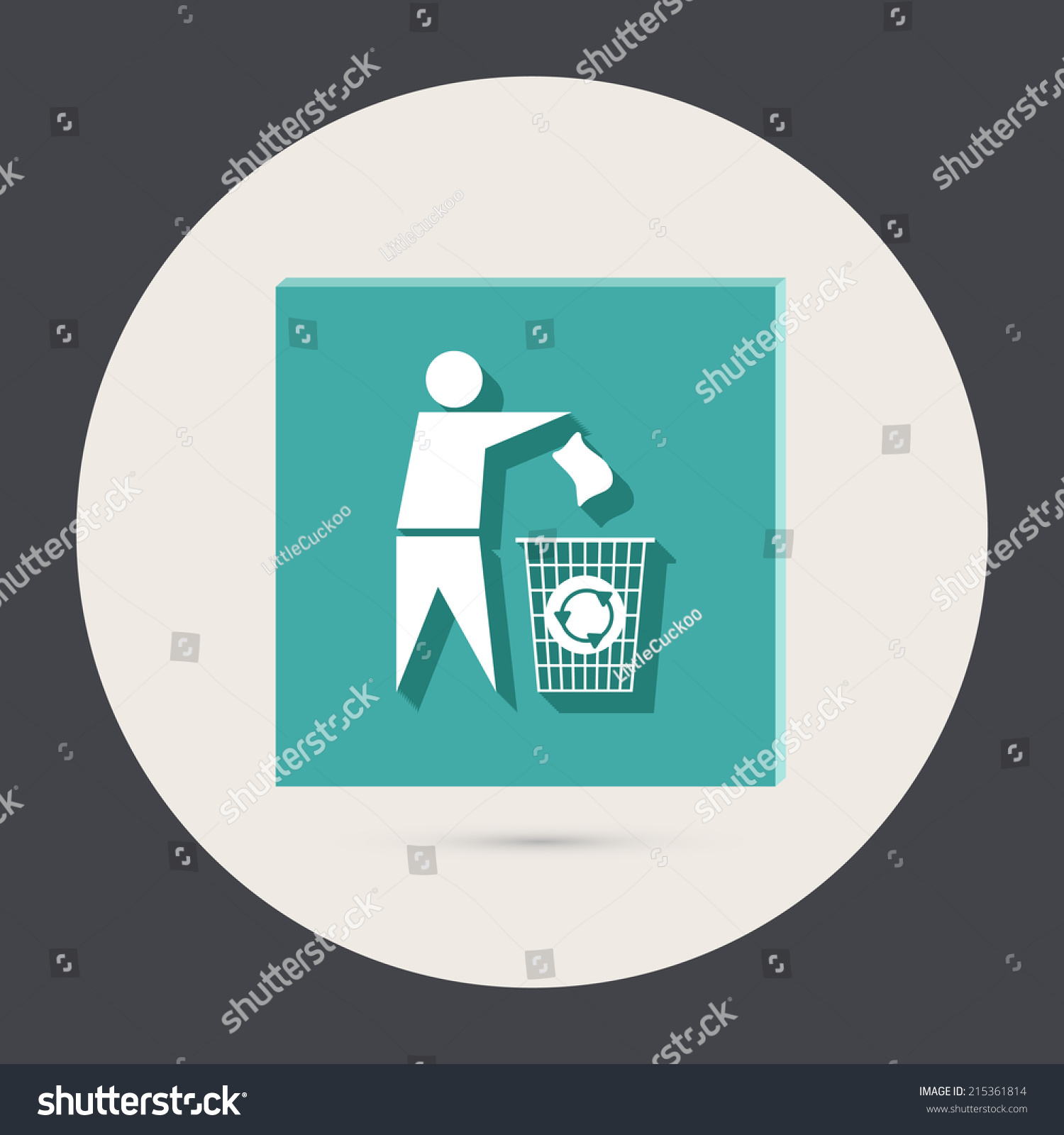 Do Not Litter Sign Stock Vector (Royalty Free) 215361814 | Shutterstock