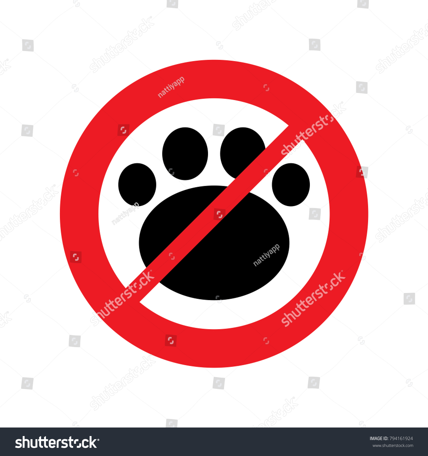 Do Not Sing On White Background: vector de stock (libre de regalías ...