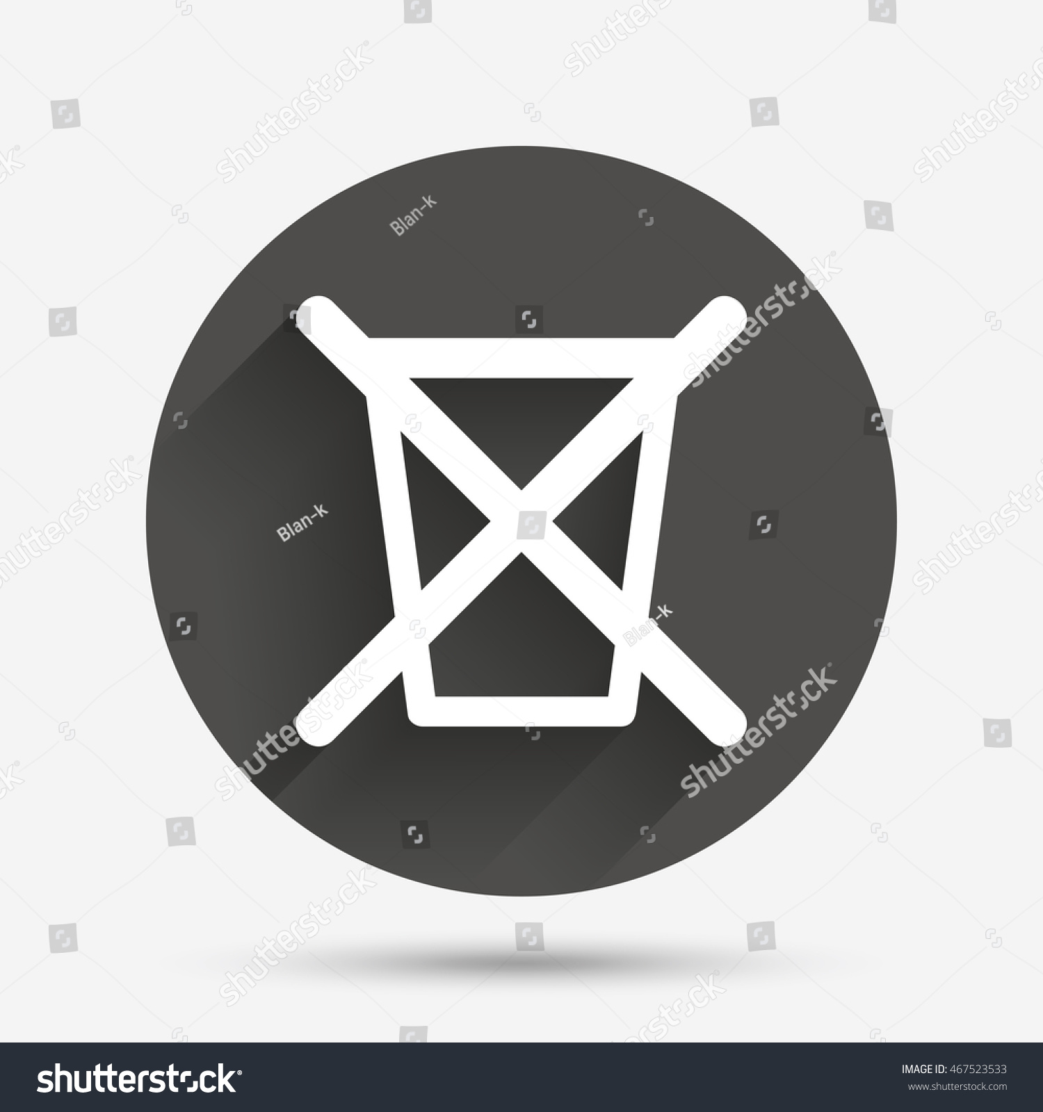 Do Not Throw Trash Recycle Bin Stock Vector (Royalty Free) 467523533