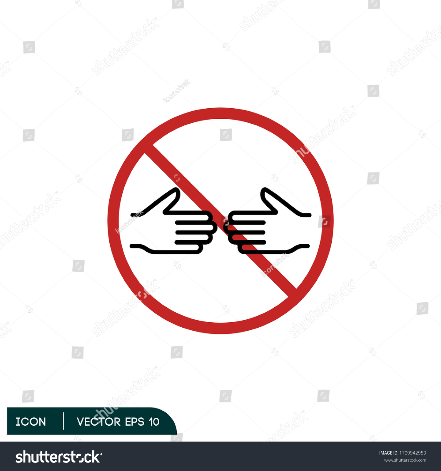 no tocar símbolo de advertencia vectoriales: vector de stock (libre de ...