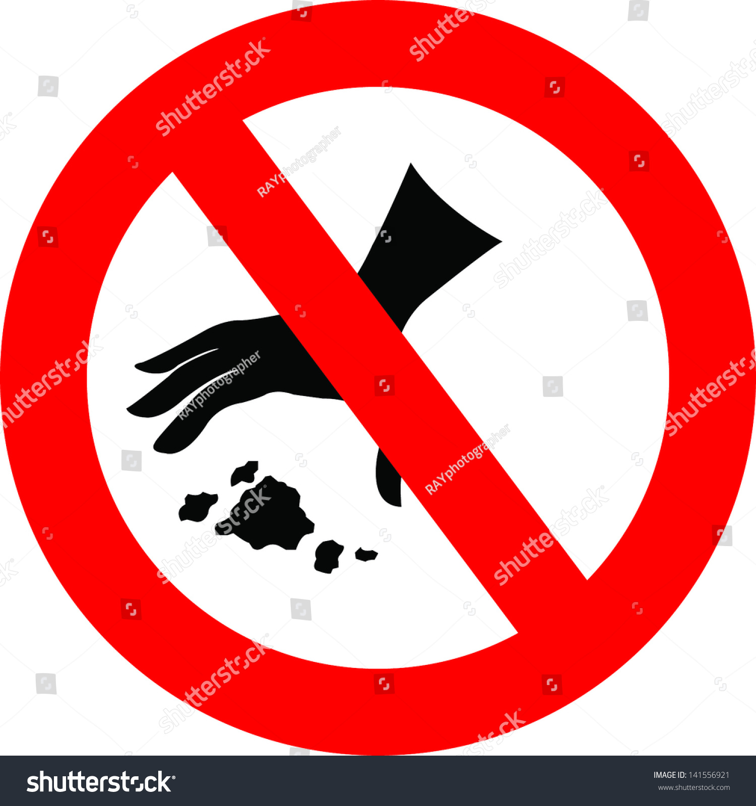 Do Not Waste Vector 141556921 Do Not Waste Vector 141556921