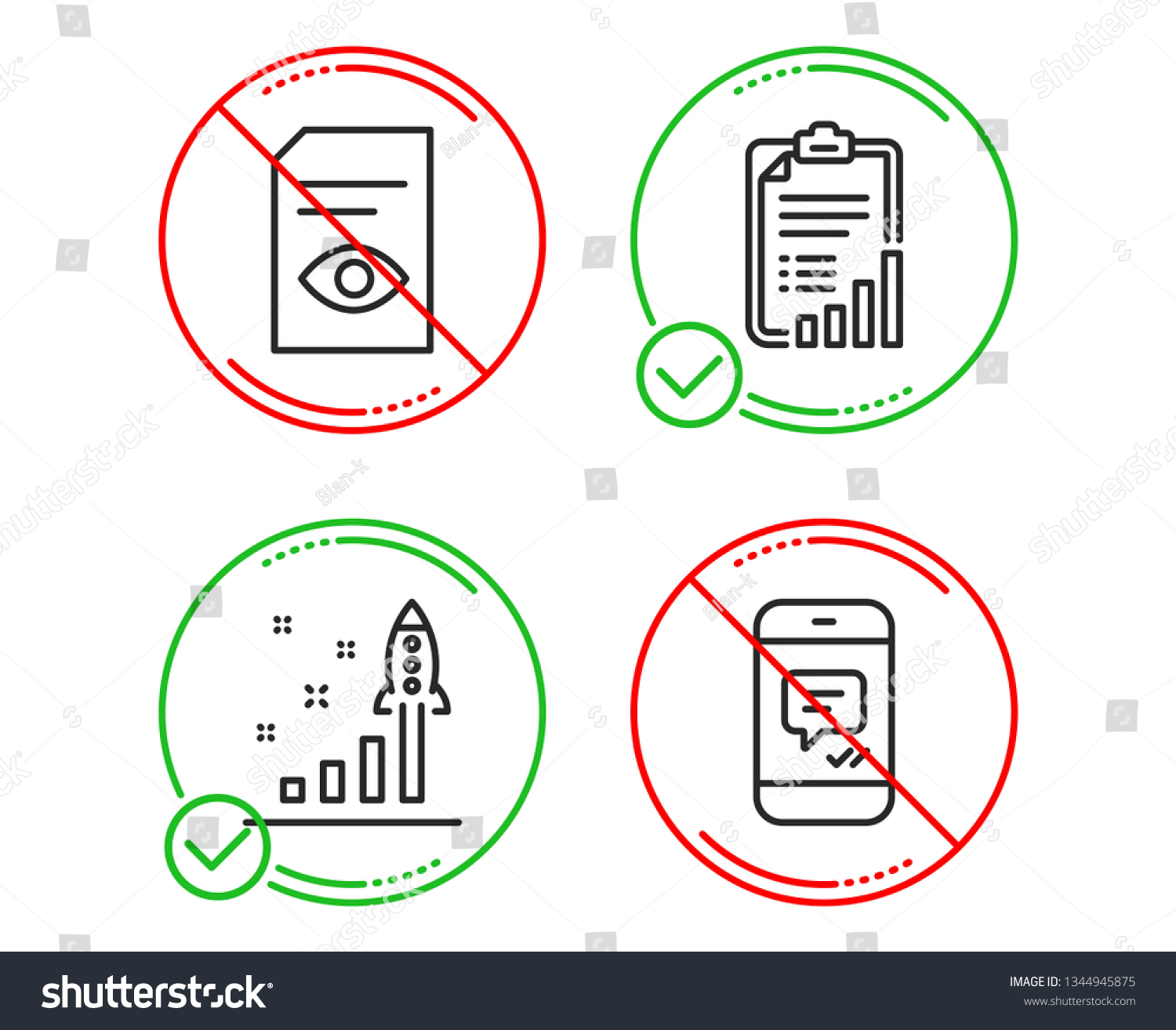 Do Stop Development Plan Checklist View Stock Vector (Royalty Free ...