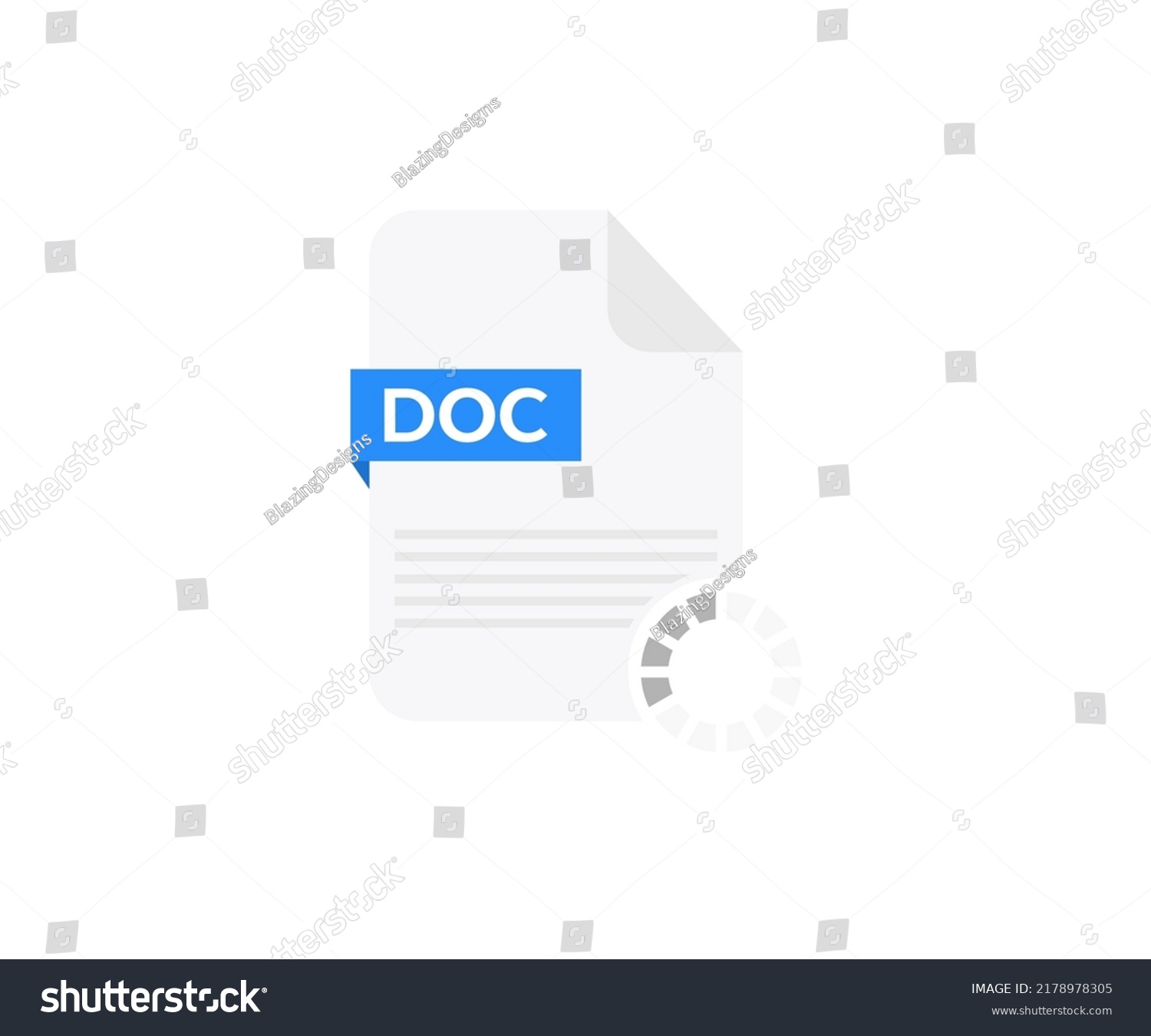 Doc File Logo Design Doc Files Stock Vector (Royalty Free) 2178978305 ...