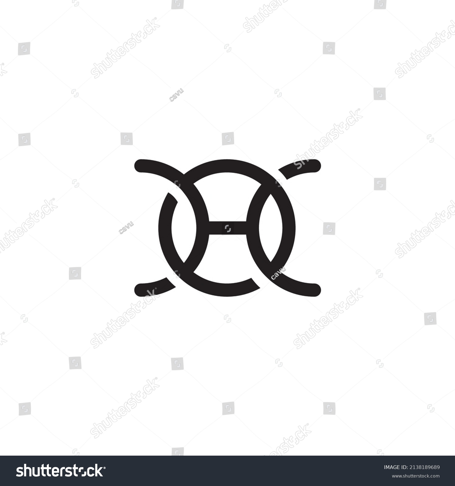Doc Initials Company Logo Design Line Stock Vector (Royalty Free ...