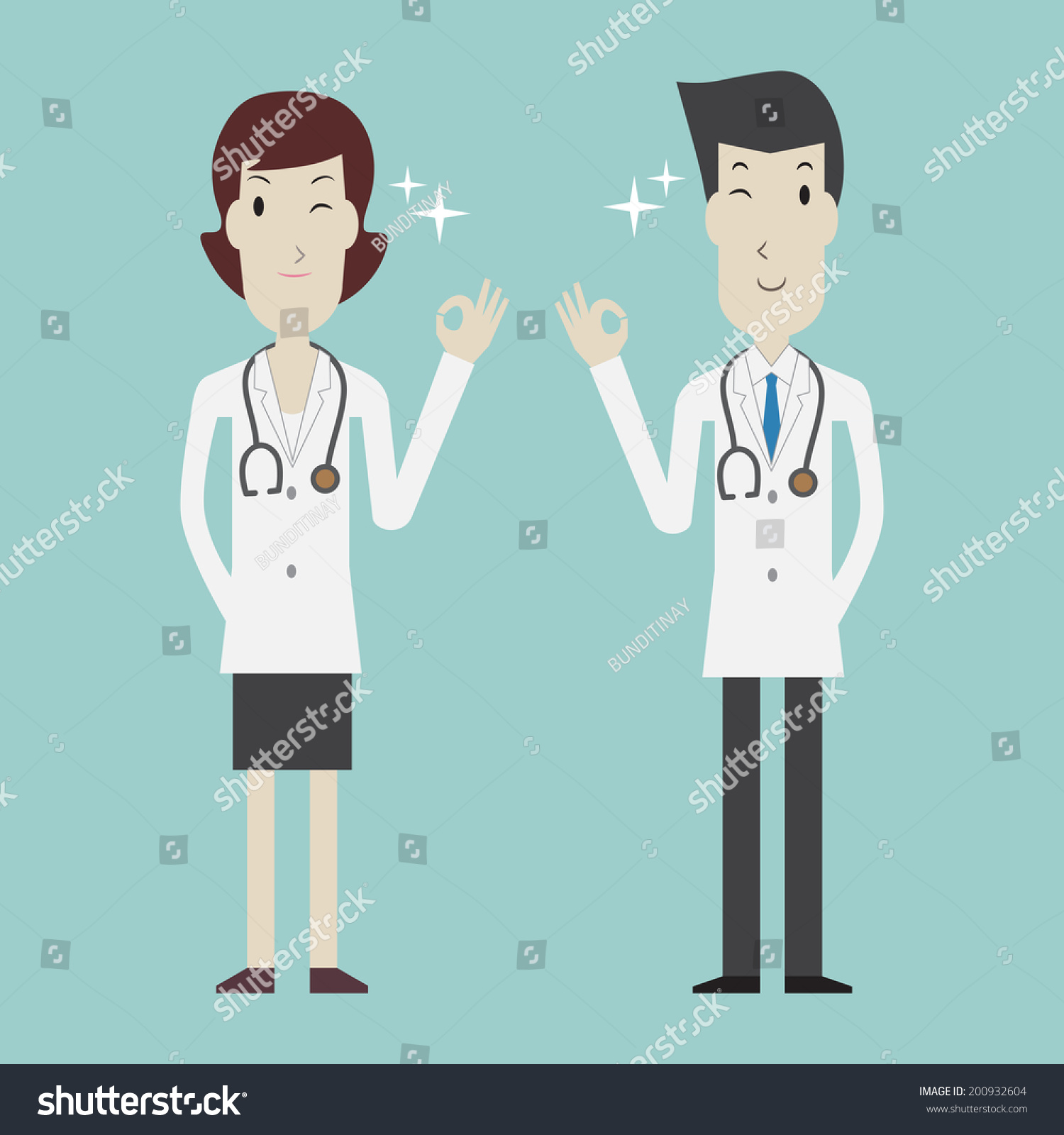 Doctor Cartoon Vector Stock Vector (Royalty Free) 200932604 | Shutterstock