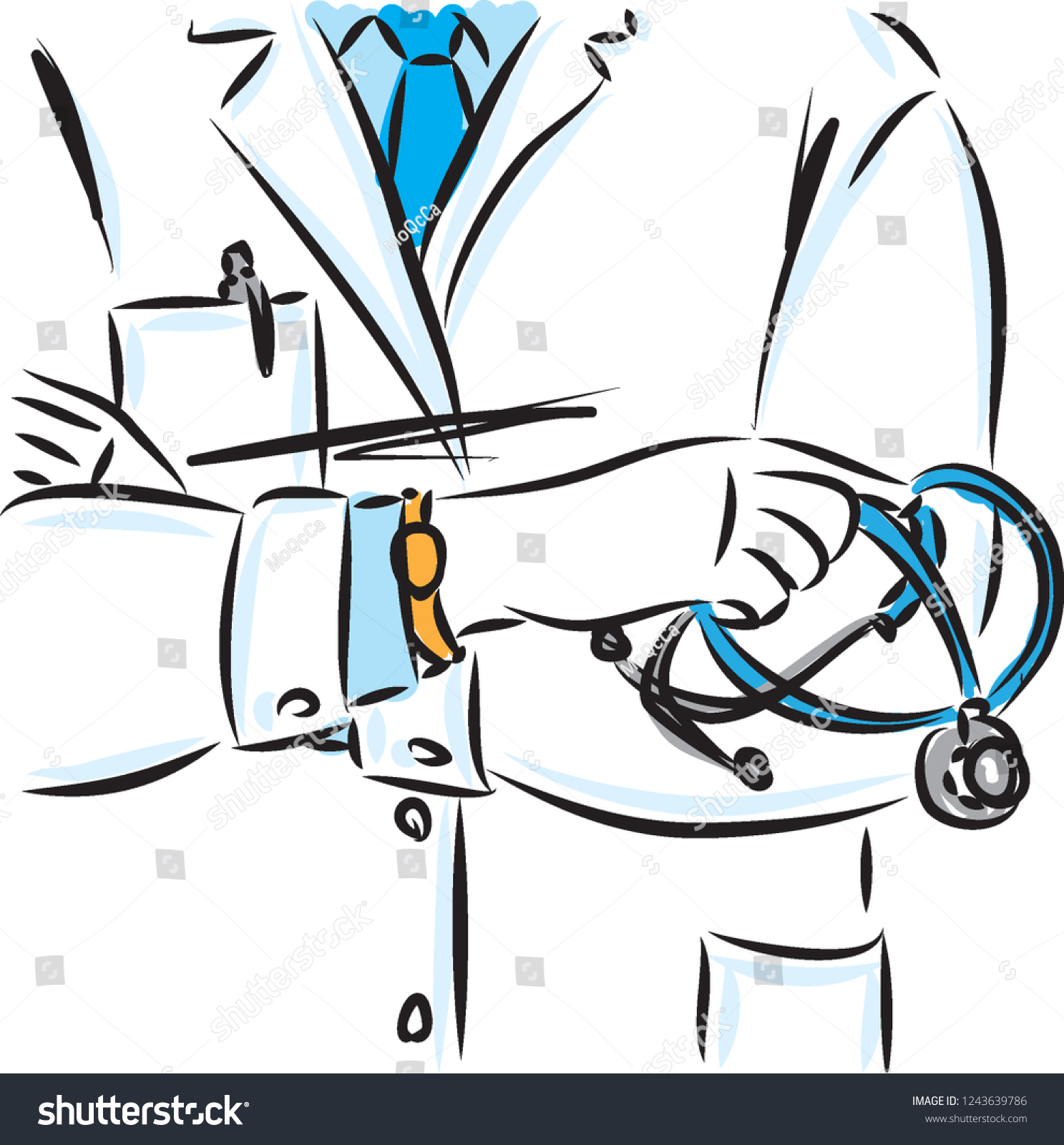 Doctor Concept Vector Illustration 库存矢量图（免版税）1243639786 | Shutterstock