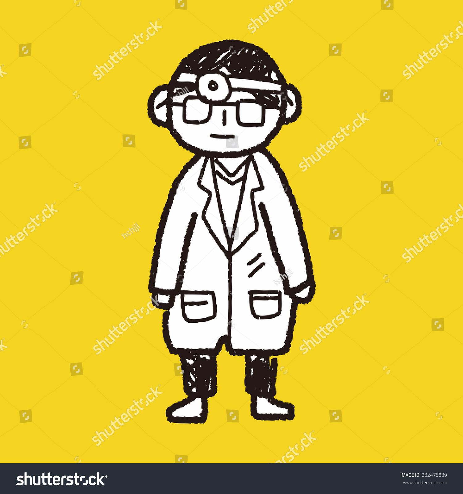 Doctor Doodle Drawing Stock Vector (Royalty Free) 282475889 | Shutterstock