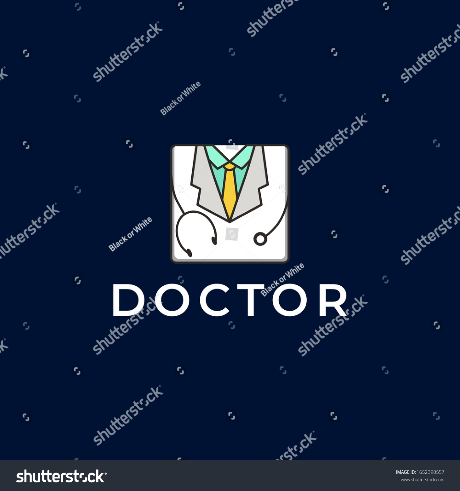 Doctor Logo Design Vector Template Stock Vector (Royalty Free ...