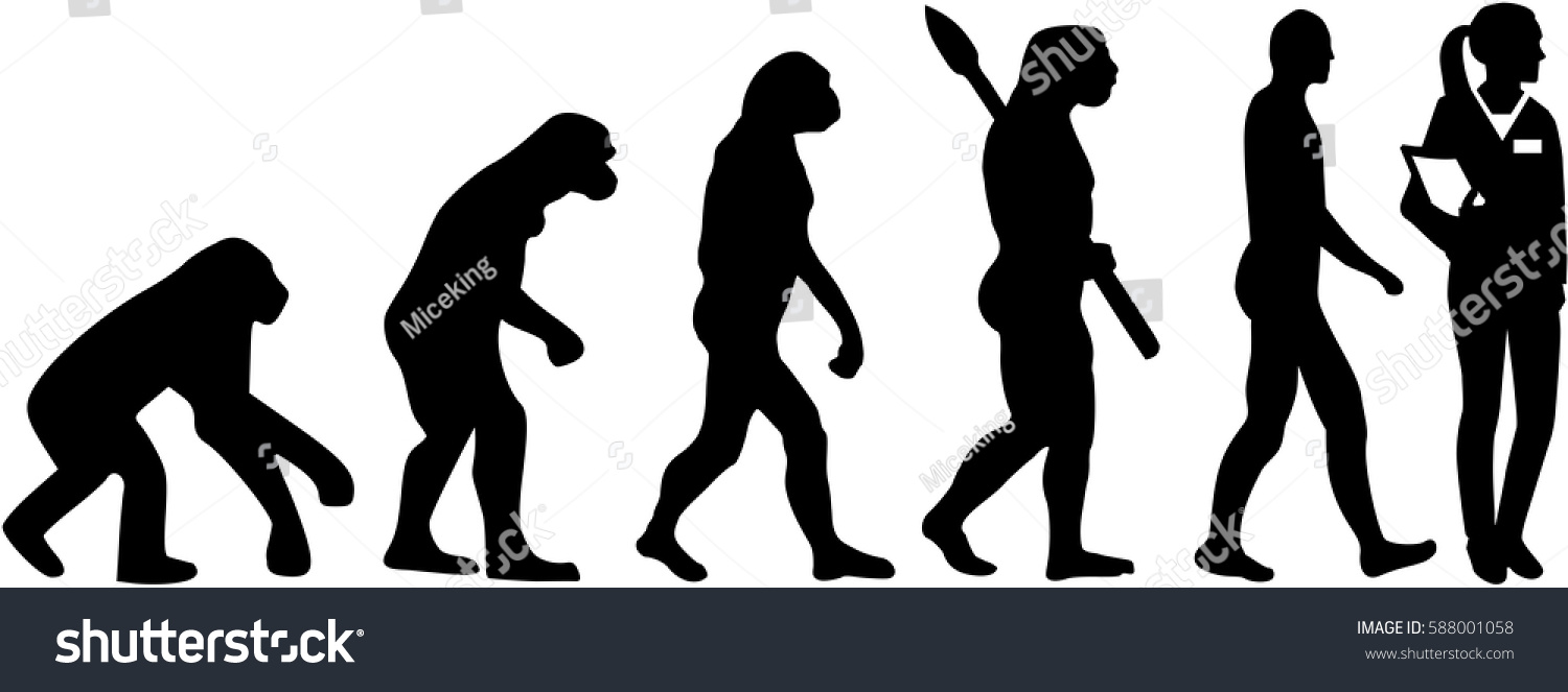 Doctors Assistant Evolution: เวกเตอร์สต็อก (ปลอดค่าลิขสิทธิ์) 588001058 ...