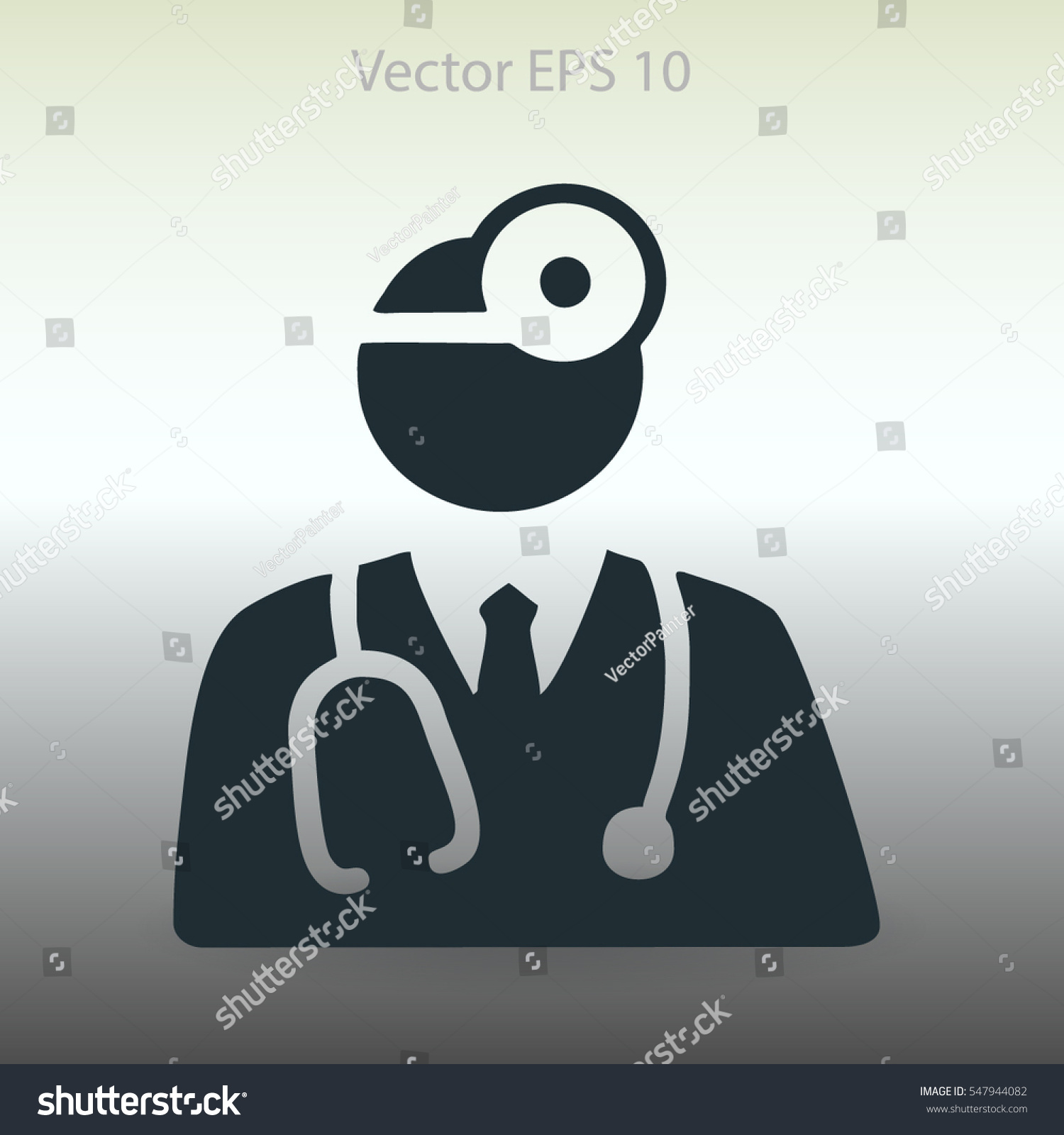 Doctor Vector Illustration Stock Vector (Royalty Free) 547944082 ...