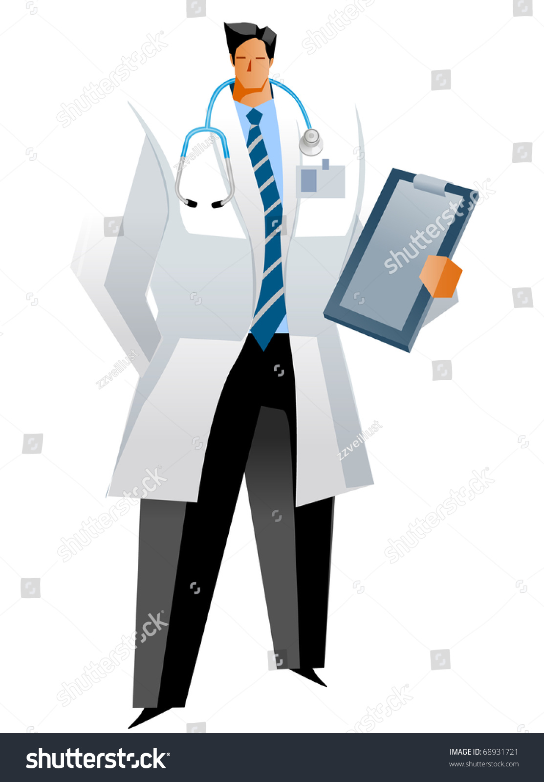 Doctor Chart Stock Vector (Royalty Free) 68931721 | Shutterstock