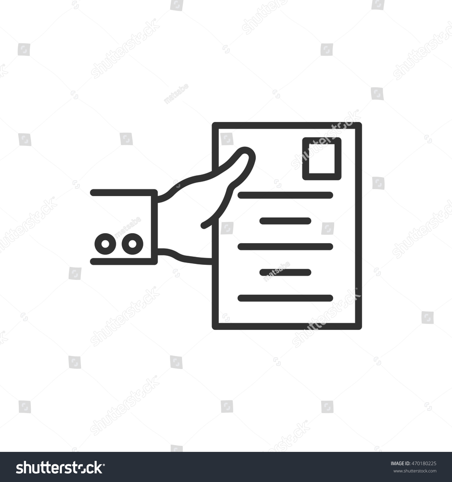 610,160 Hand and paper icon Images, Stock Photos & Vectors | Shutterstock