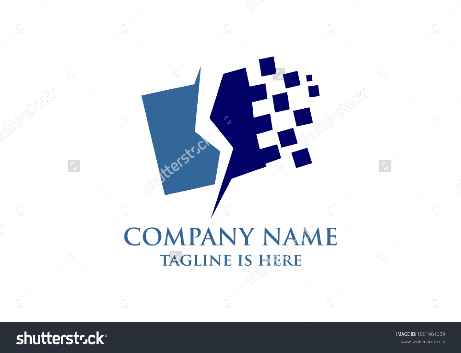 Document Modern Symbol Logo Stock Vector (Royalty Free) 1061961629 ...