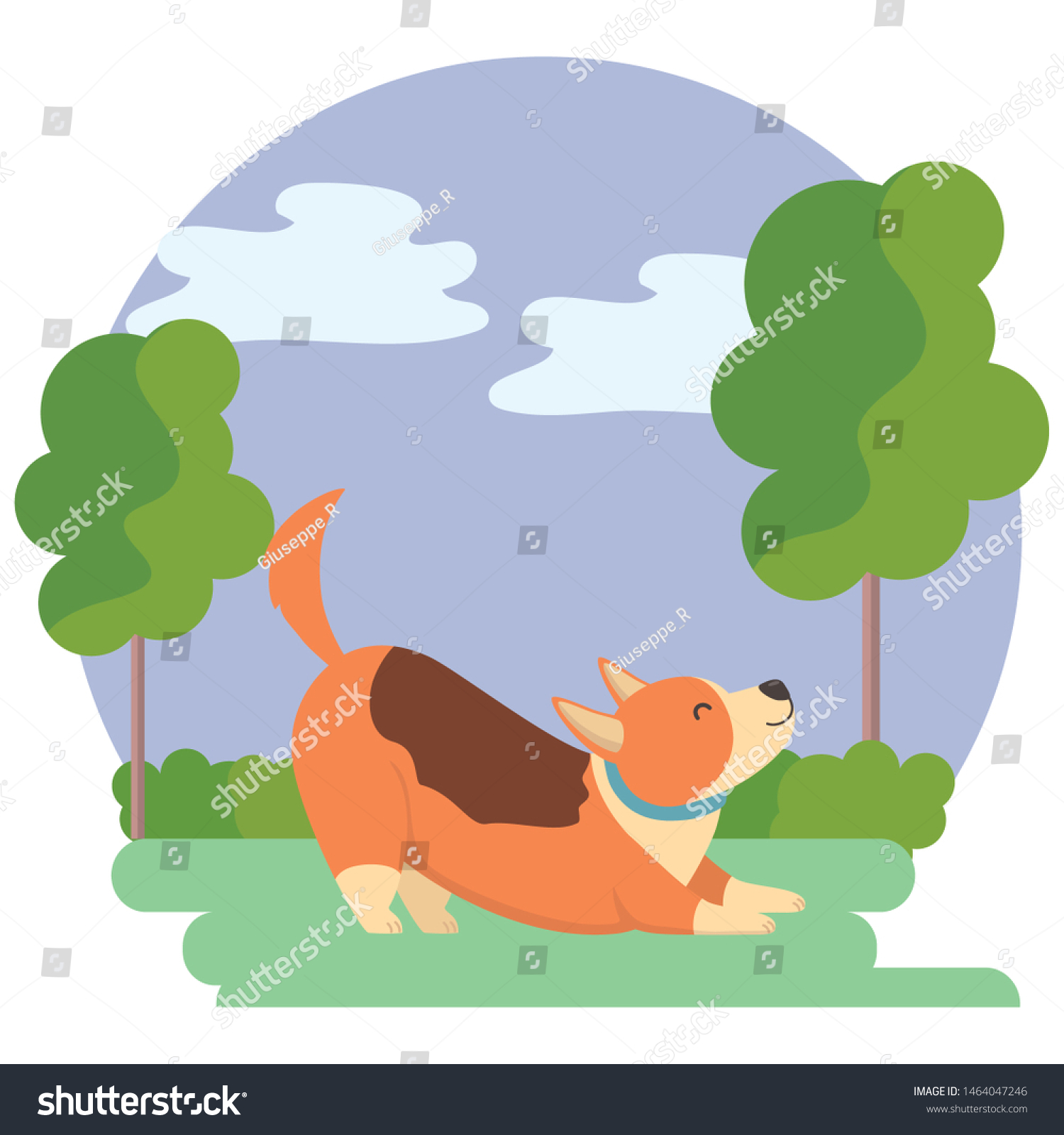 Dog Cartoon Design Vector Illustrator Stock Vector (Royalty Free ...