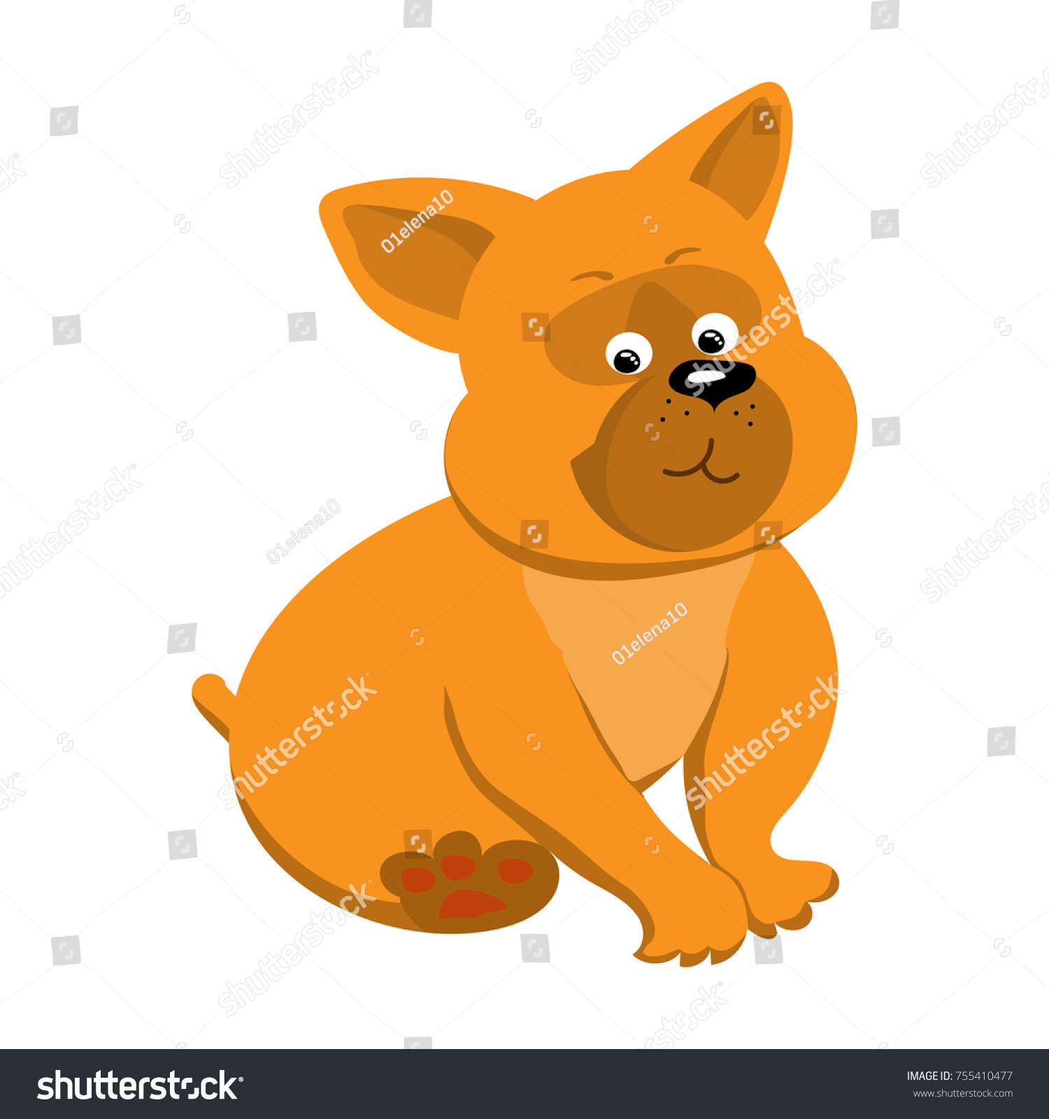 Dog Comics Line Drawing Vector Illustration: เวกเตอร์สต็อก (ปลอดค่า ...