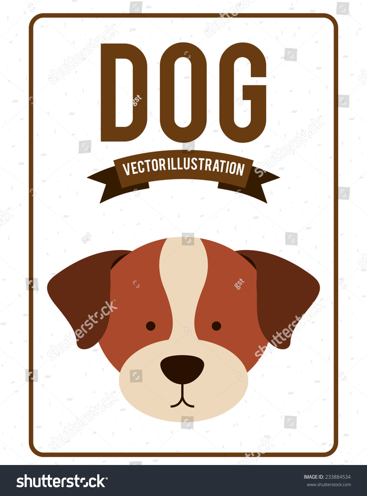 Dog Design Vector Illustration Stock Vector (Royalty Free) 233884534 ...