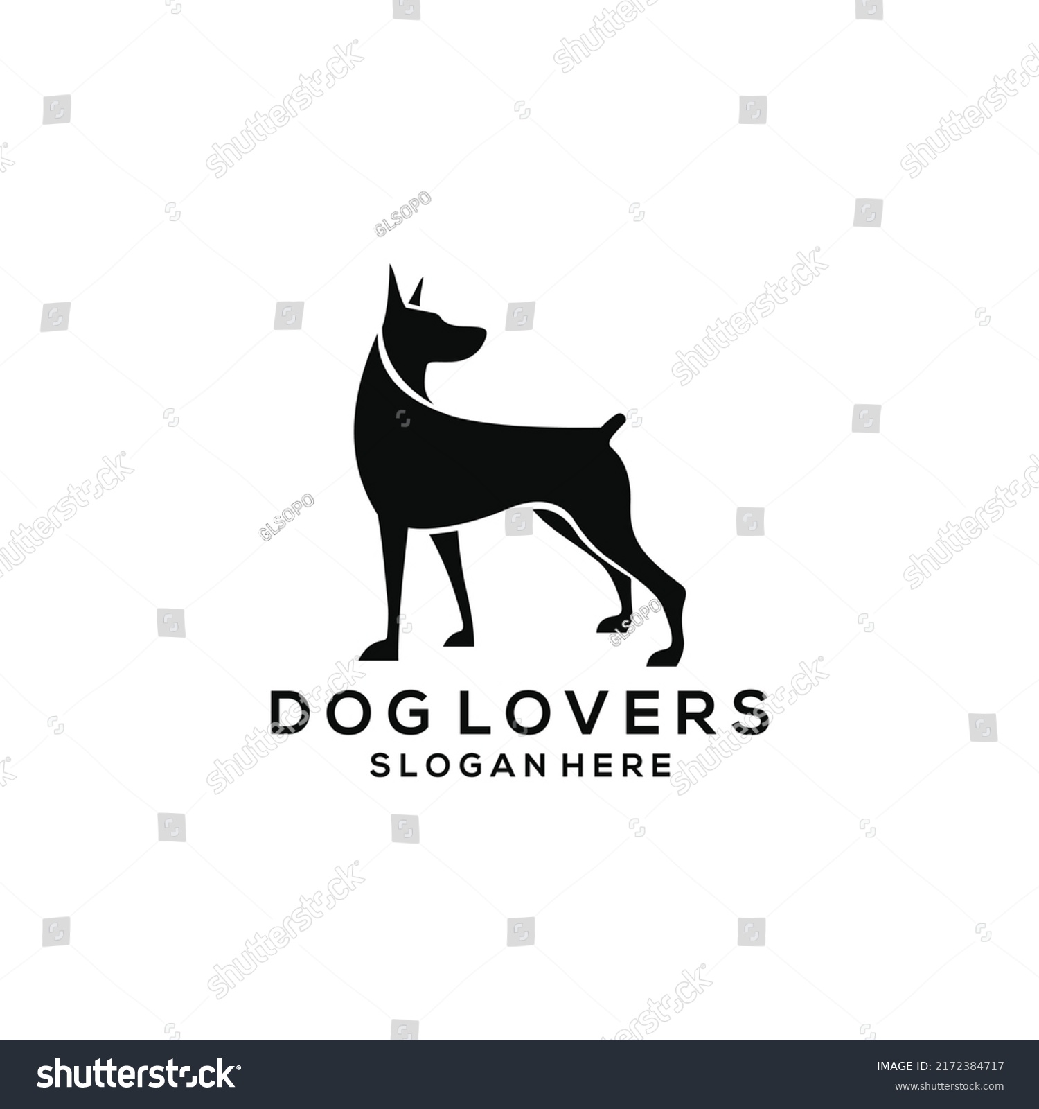 Dog Logo Design Vector Format Stock Vector (Royalty Free) 2172384717 ...