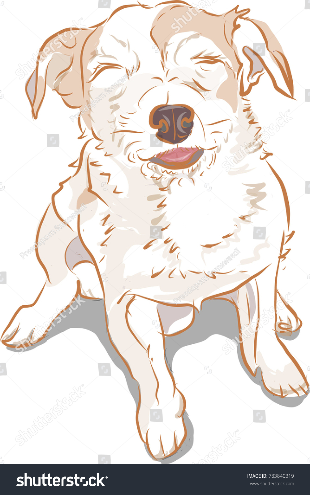 Dog Pet Smiley Dog Stock Vector (Royalty Free) 783840319 | Shutterstock