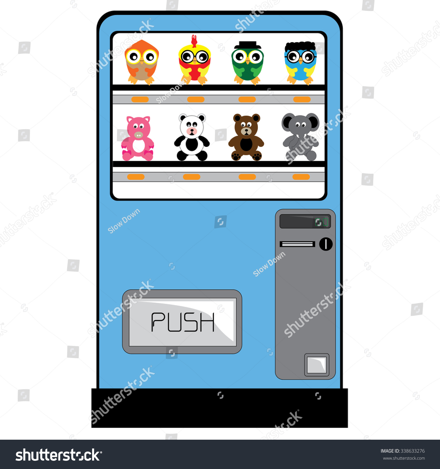 Doll Vending Machines: vector de stock (libre de regalías) 338633276 ...