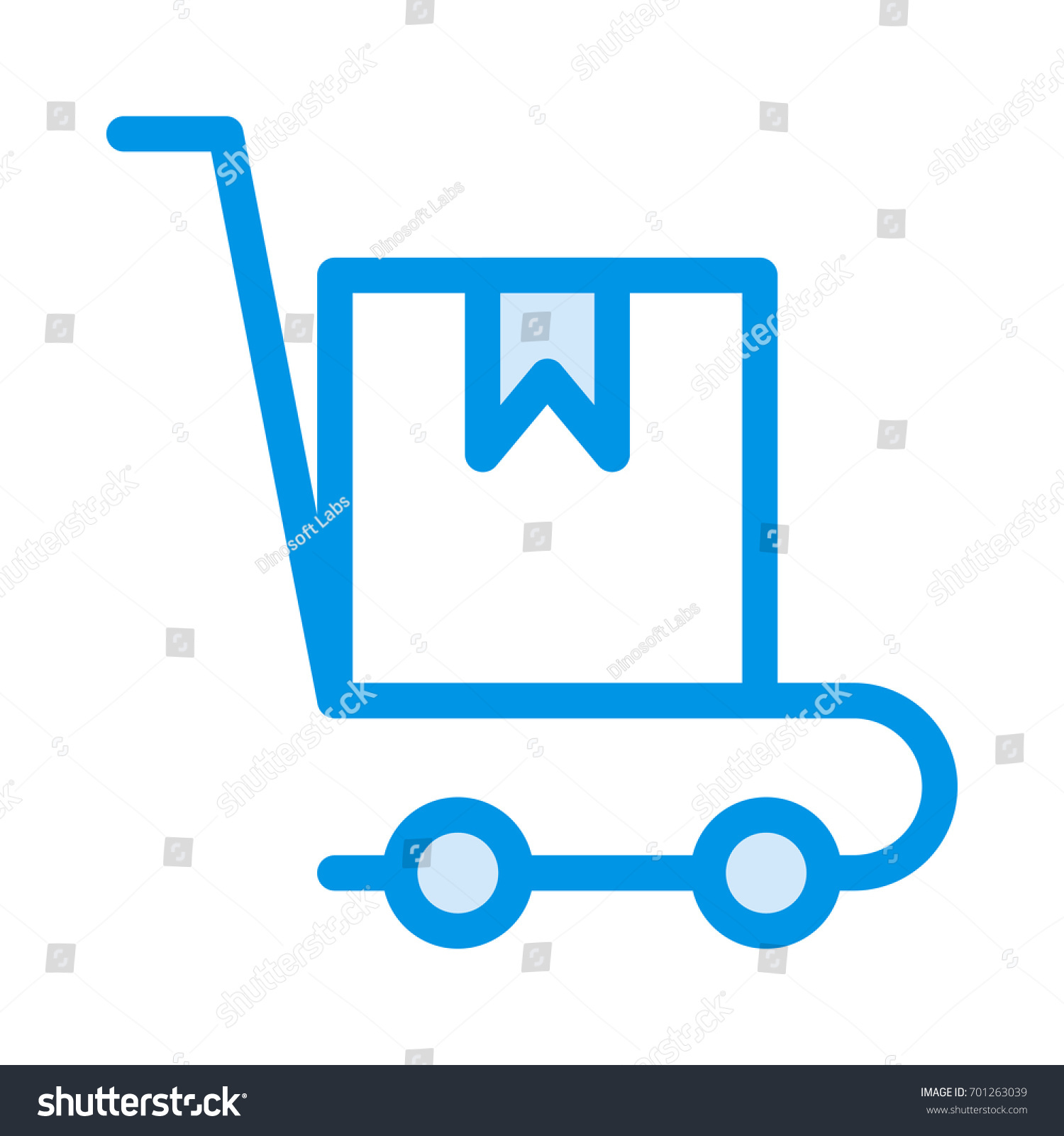 Dolly Icon Stock Vector (Royalty Free) 701263039 | Shutterstock