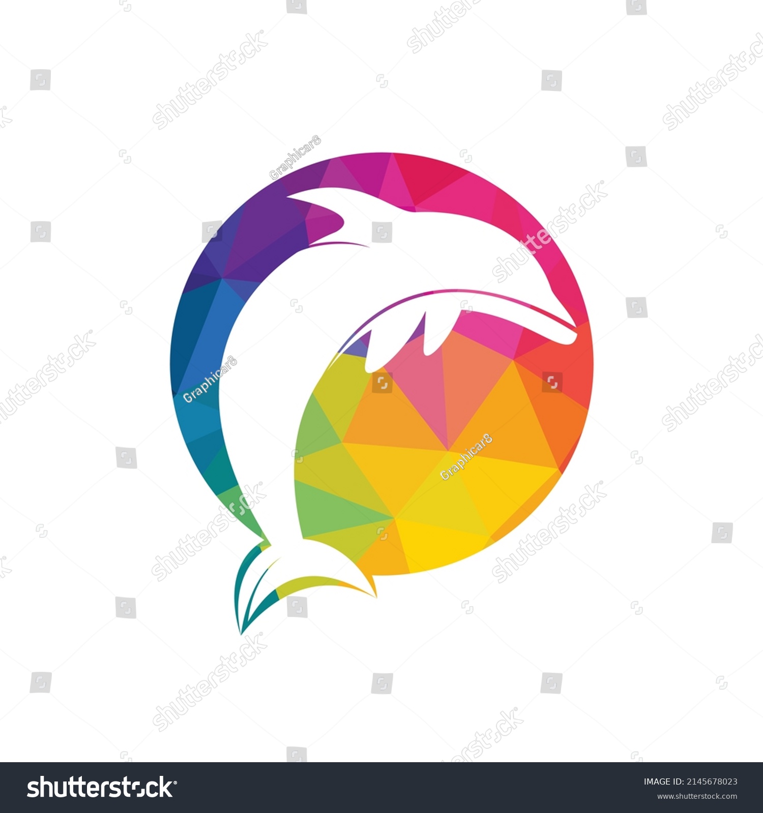 Dolphin Vector Logo Design Creative Dolphin Stock Vector (Royalty Free ...