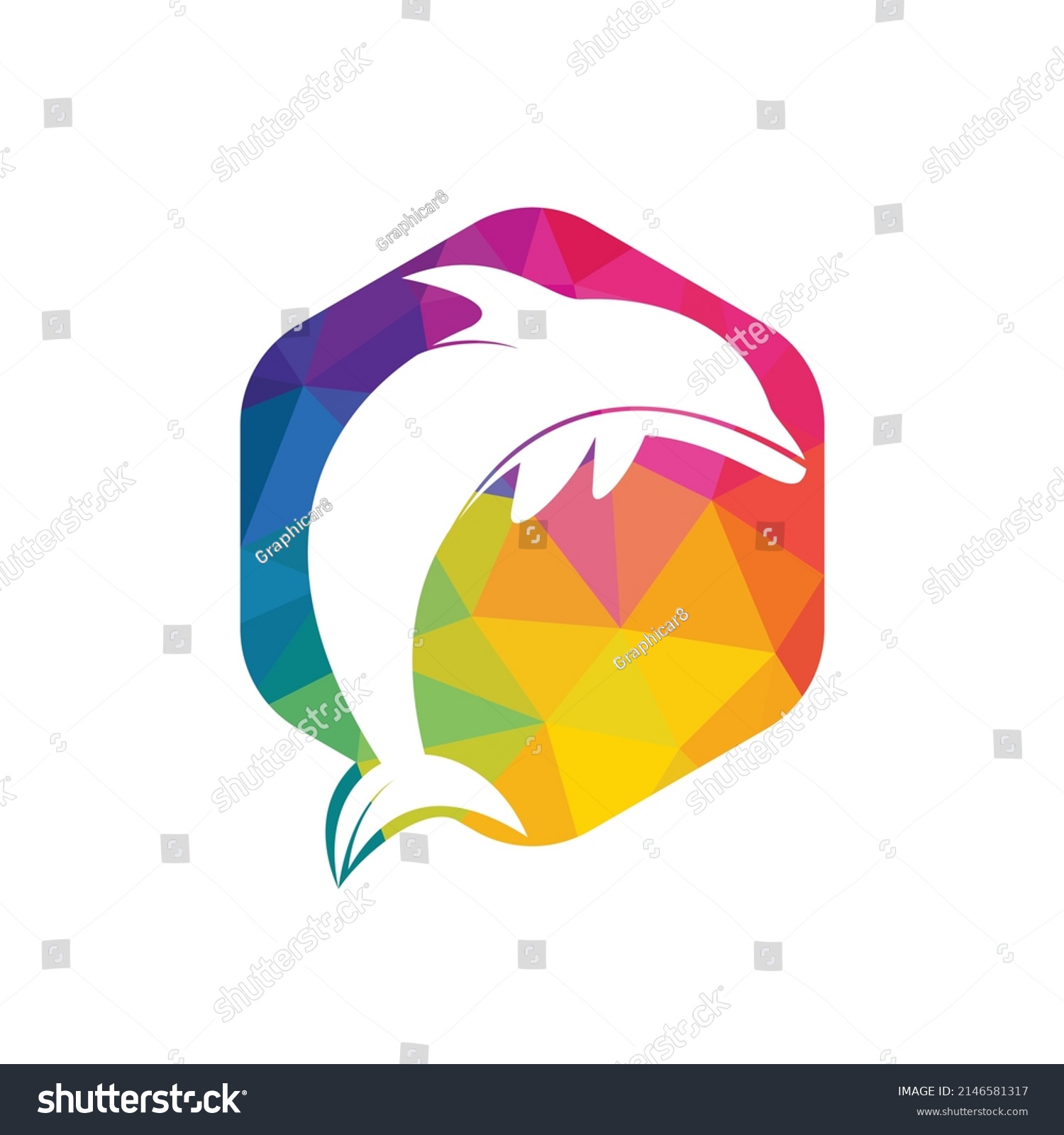 Dolphin Vector Logo Design Creative Dolphin Stock Vector (Royalty Free ...