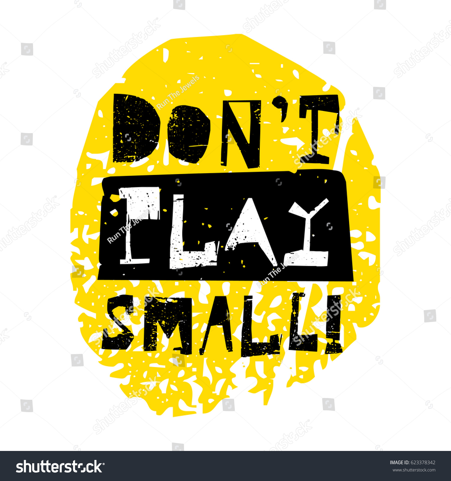 Dont Play Small Stock Vector (Royalty Free) 623378342