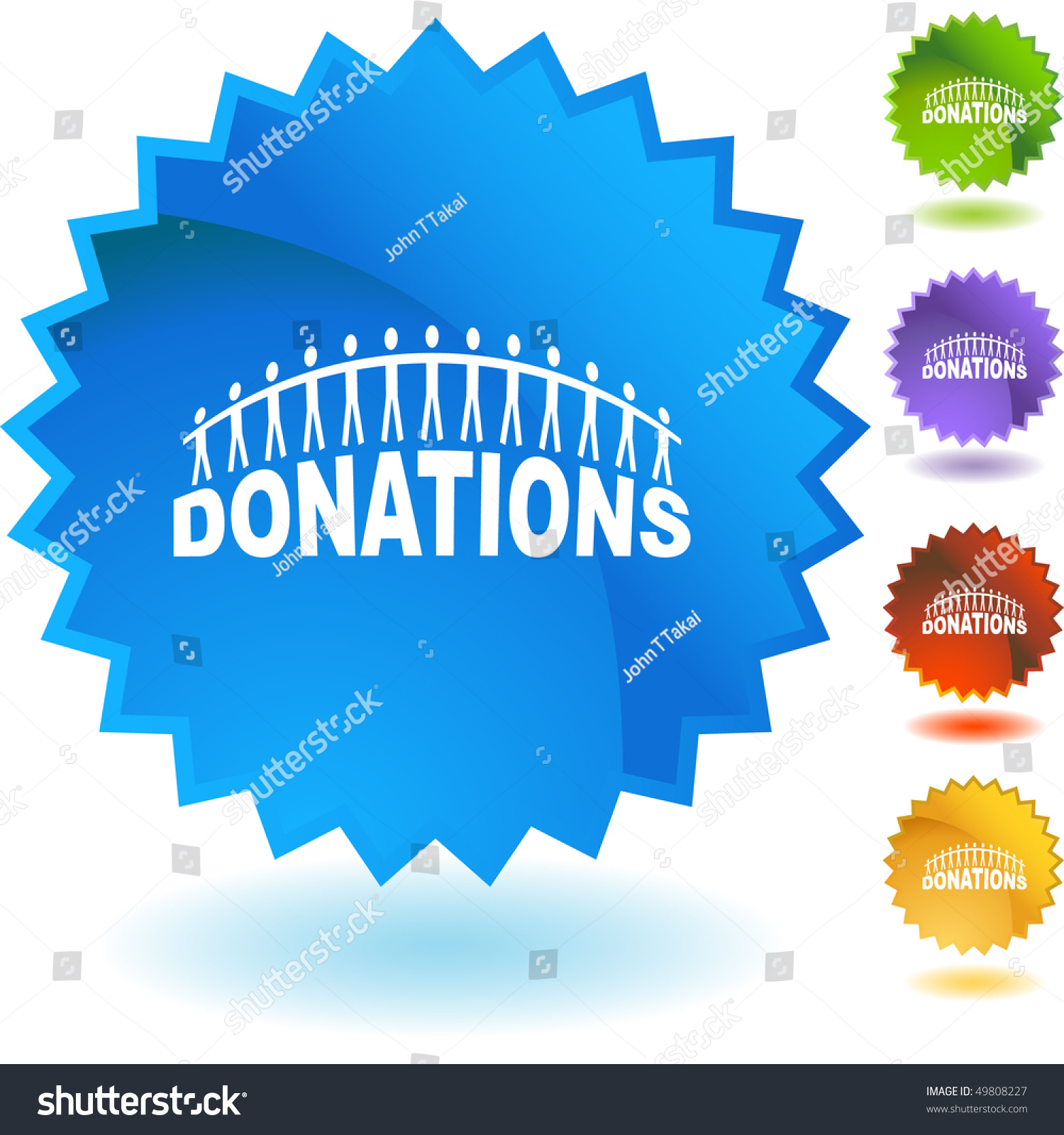 Donations Stock Vector (Royalty Free) 49808227 | Shutterstock