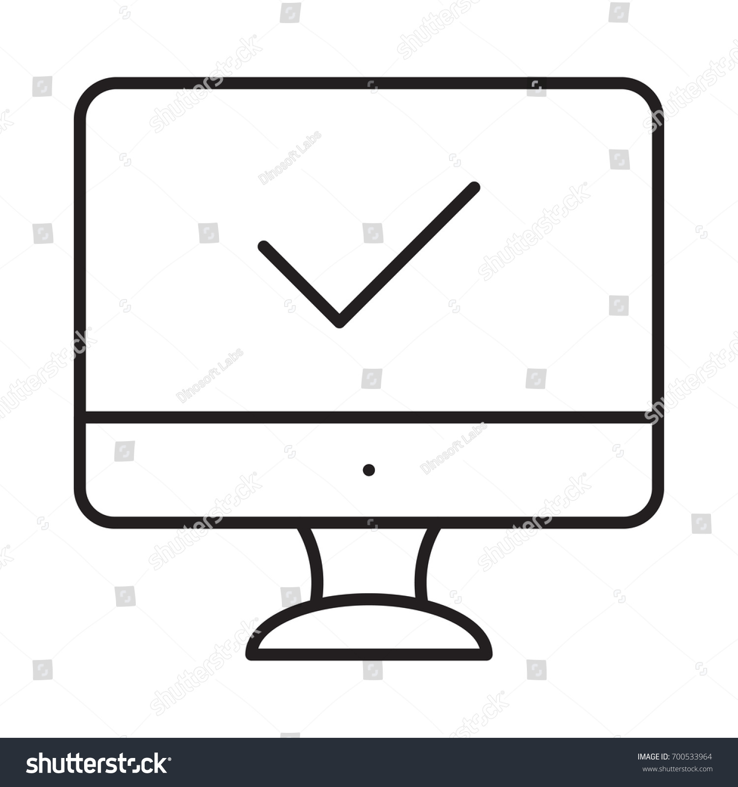 Done Icon Stock Vector (Royalty Free) 700533964