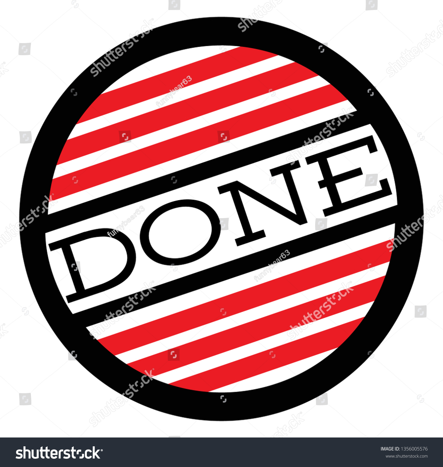Done Stamp On White Stock Vector (Royalty Free) 1356005576 | Shutterstock